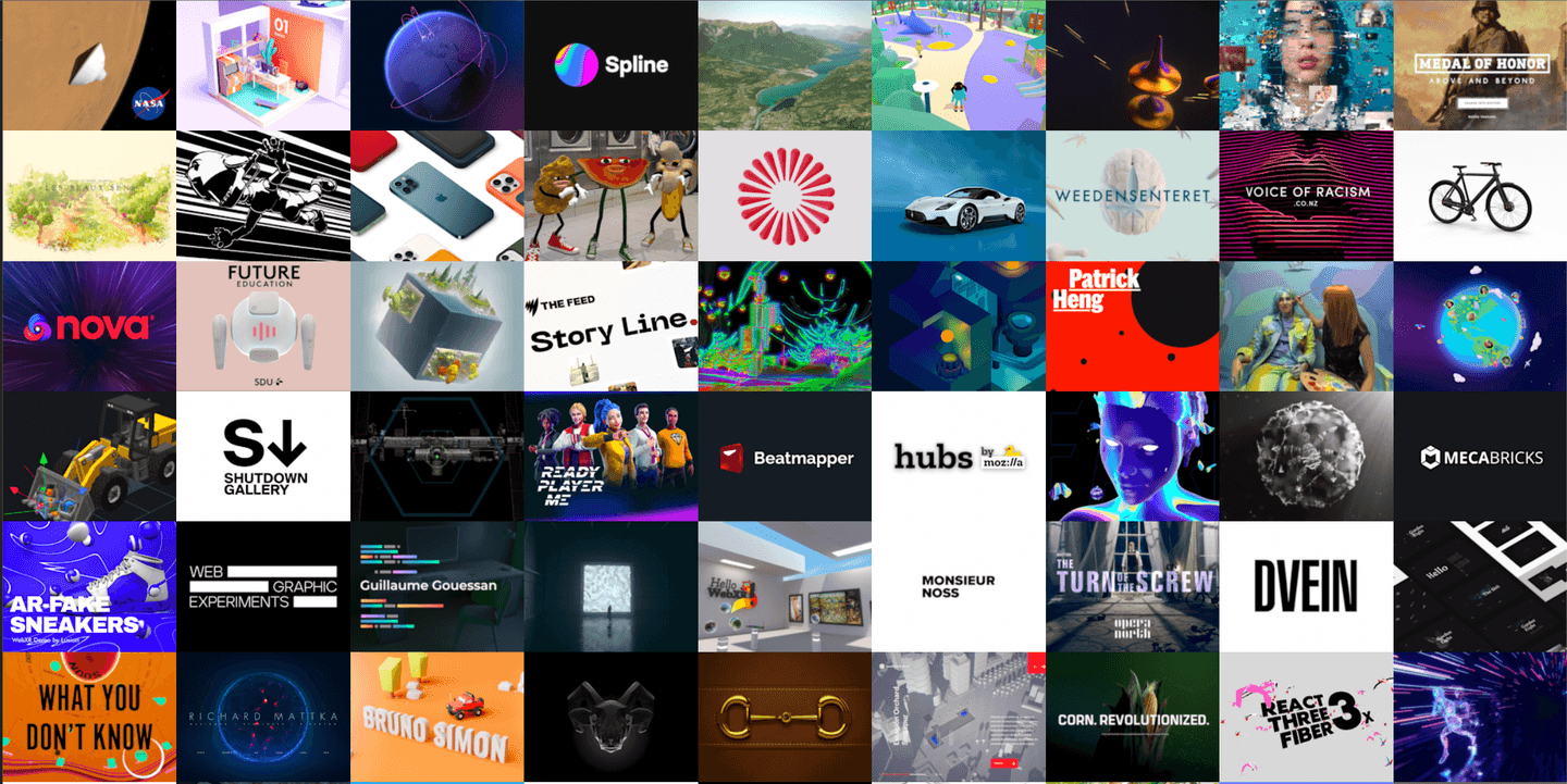 여러가지 오픈 소스 WebGL FrameWork